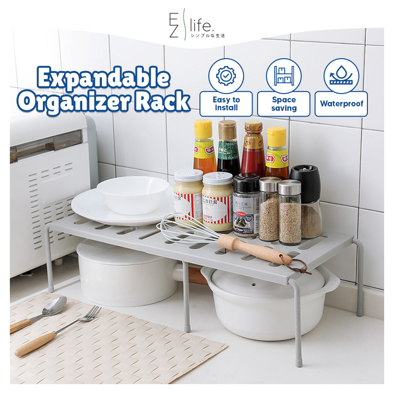 60% Off Clearance EzLife Expandable Kitchen Rack Retractable Shelf Rack ...
