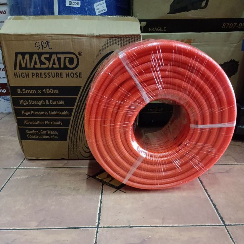 (BP 300Bar‼️) 100meter x 8.5mm spraying Hose 5 Layer for power Sprayer ...