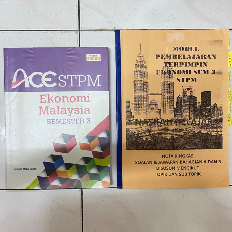 STPM MUET FORM6 SEMESTER 3 BUKU TEKS BAHASA MELAYU PENGAJIAN AM PENGAJIAN PERNIAGAAN EKONOMI ...