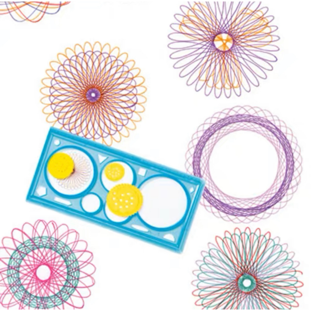 BLISS Spirograph Drawing Stencils Ruler Creative Educational Toy DIY ...