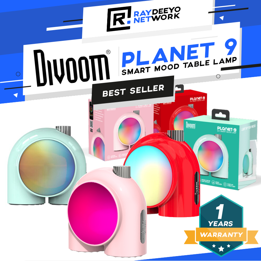 Divoom Planet-9 Smart Mood Table Lamp [Portable Lighting | Shopee Malaysia