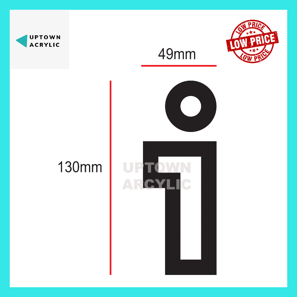 [READY STOCK] Minimalist Toilet Signage/ Wifi Sign/ Door Sign/ Papan ...