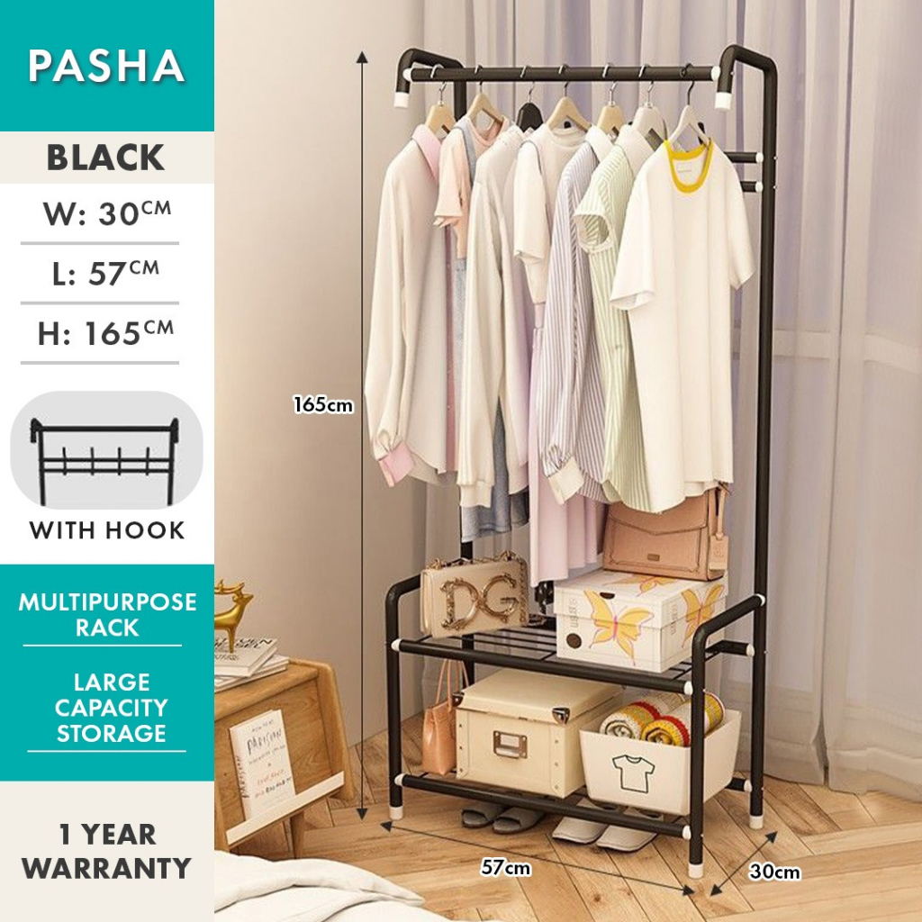 Finsso : REGALIA Rak Baju Murah/ Hanging Rack /Rak Baju Serbaguna / Rak ...