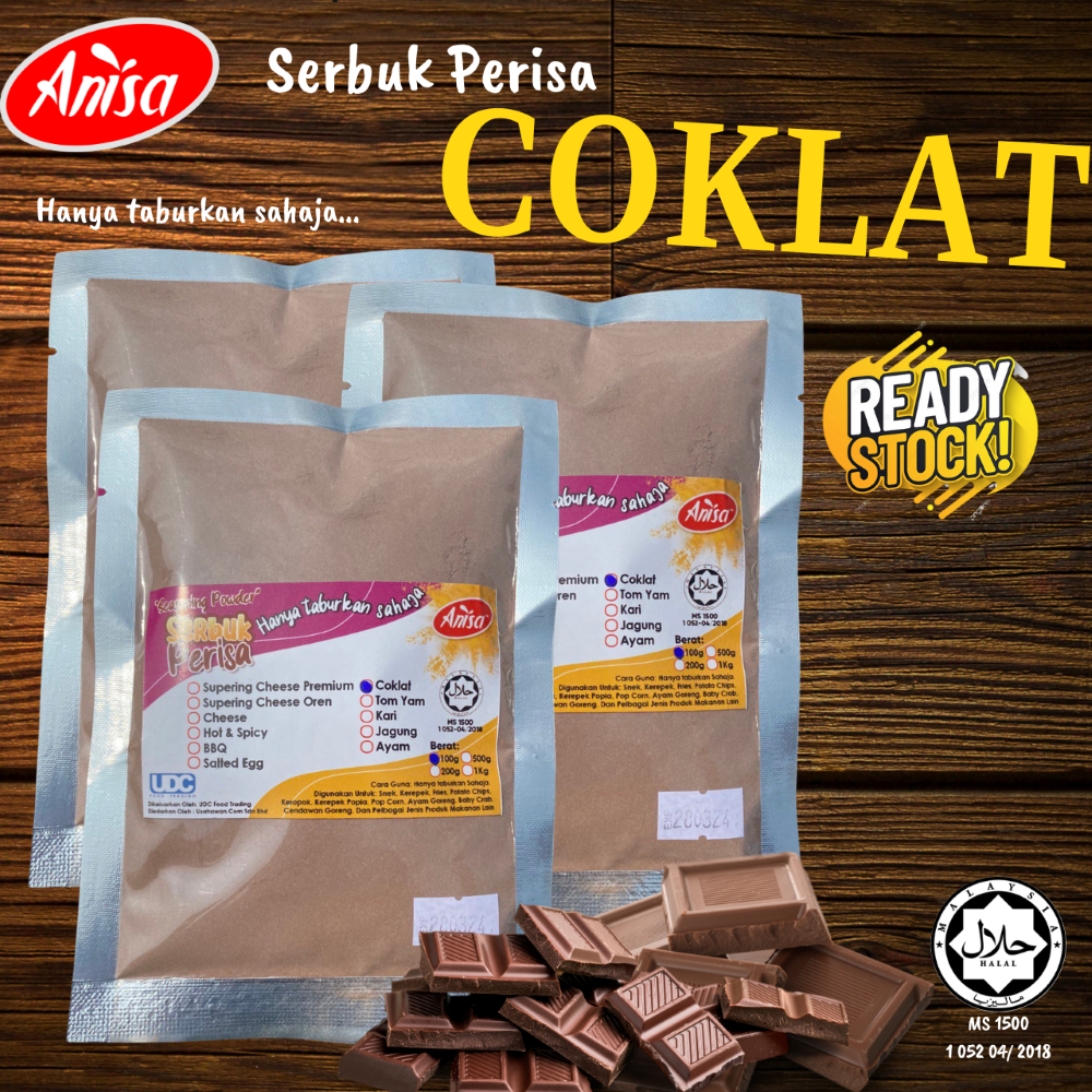 [COKLAT🔥] SERBUK PERISA KEREPEK 100g/200g/1kg SEDAP HALAL HANYA ...