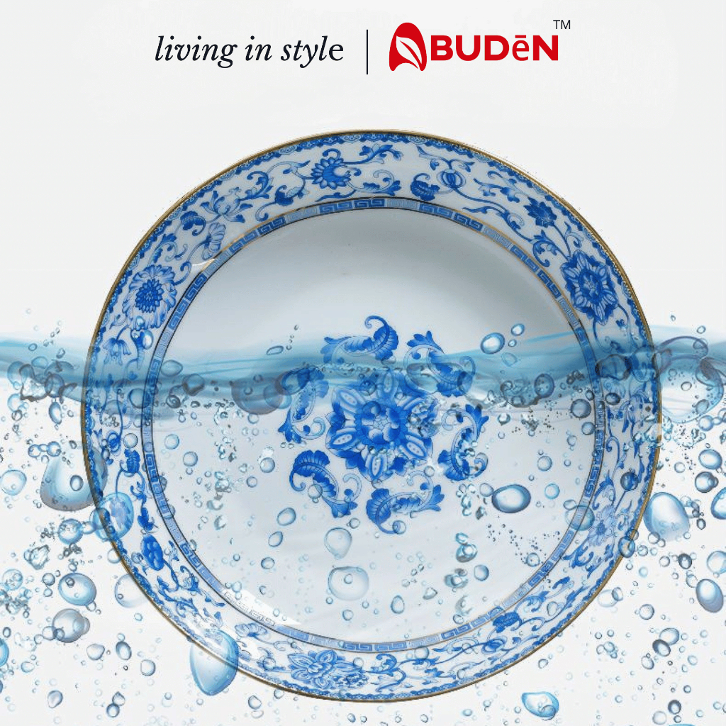 Chinese 8" Dinner Plate Porcelain Plate Set Pinggan Porcelain Dinner ...