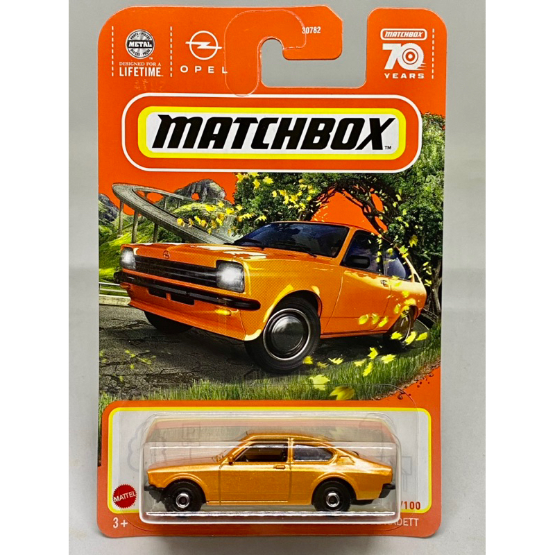 MBX Matchbox 1975 OPEL KADETT Metallic Orange Small Family Car Racing ...