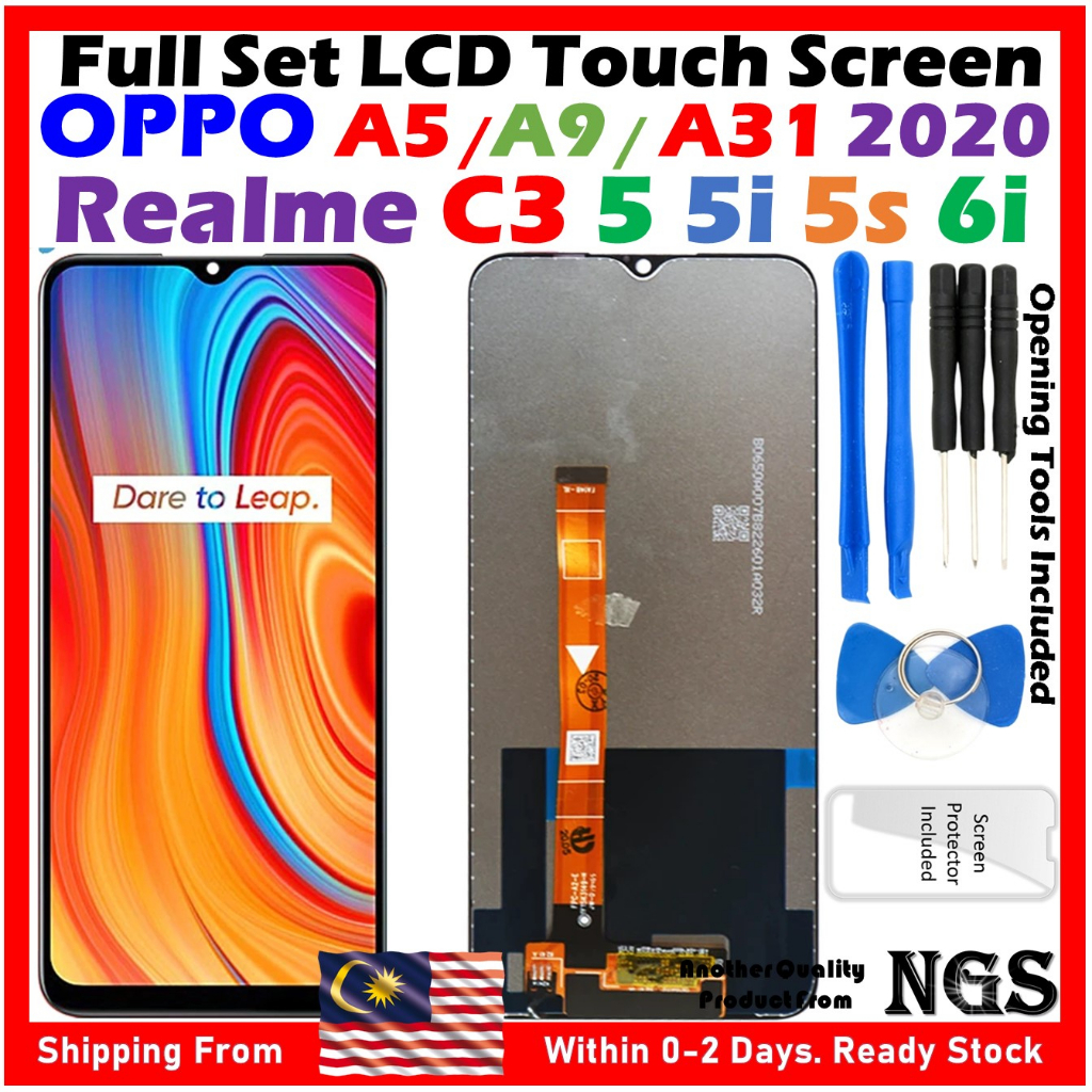 ORl NGS Brand Full Set LCD Screen Compatible For OPPO A5 2020 / A9 2020 / A31 2020 / A11X ...