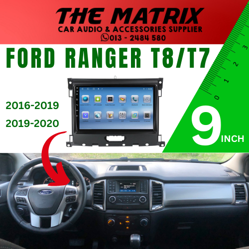 Android Casing Ford Ranger T7/T8 9 INCH BLACK | Shopee Malaysia