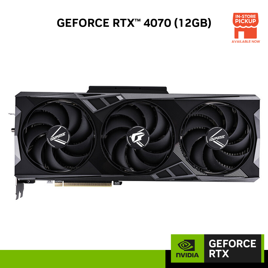 NVIDIA® Graphic Card COLORFUL iGame - GeForce RTX™ 4070 Vulcan OC-V ...