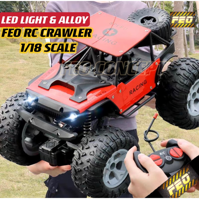 FEO TOKM Rc Car Off Road Rock Crawler Rc Alloy Monster Truck Remote ...