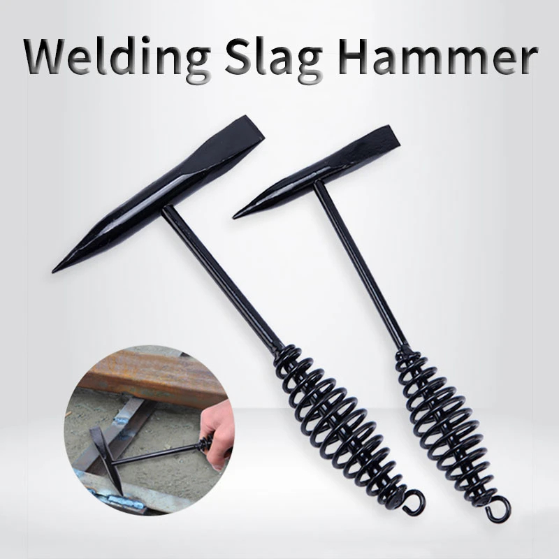 MKR Slag Chipping Hammer / Welding Hammer with Spring Handle (300g/500g ...