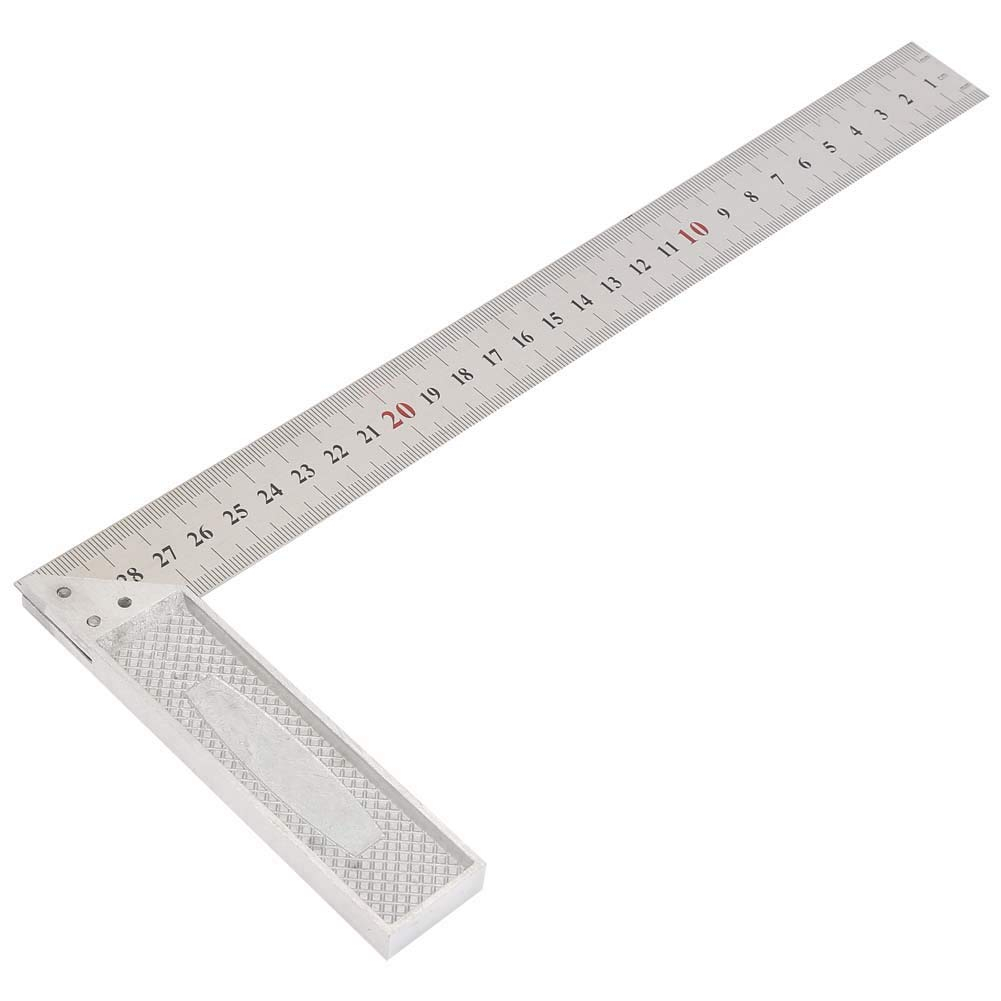 MKR 201 Stainless Steel 250mm 300mm 500mm 600mm L-Shaped L Ruler 不锈钢角尺 Square Angle Ruler ...