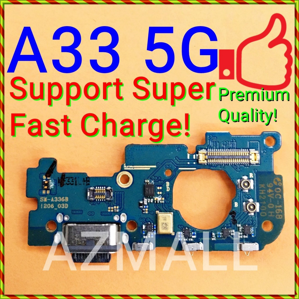 (25W Fast Charge) NEW ORI Charging Port FULL IC Board MIC Ribbon ...