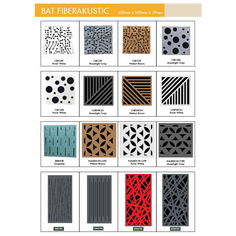 BAT Fiberakustic Acoustic Panel | Audio System Sound Panel | Room ...