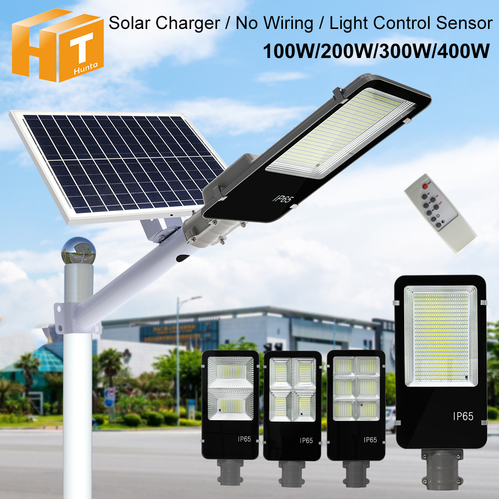 Waterproof Solar Led Light 100W 200W 300W 400W Lampu Solar Street ...