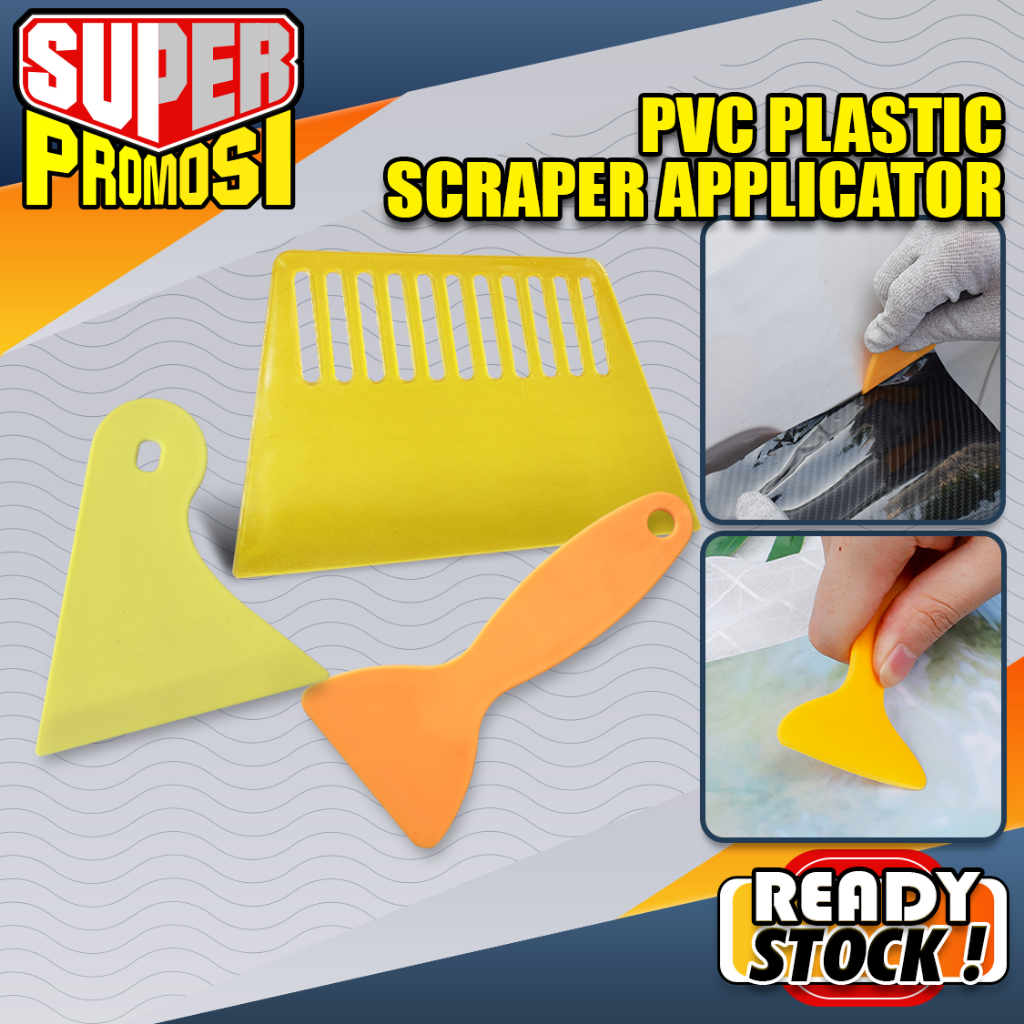 (Clearance) Plastic Car Scraper Tool Tinted Sticker Applicator Tool Kit ...