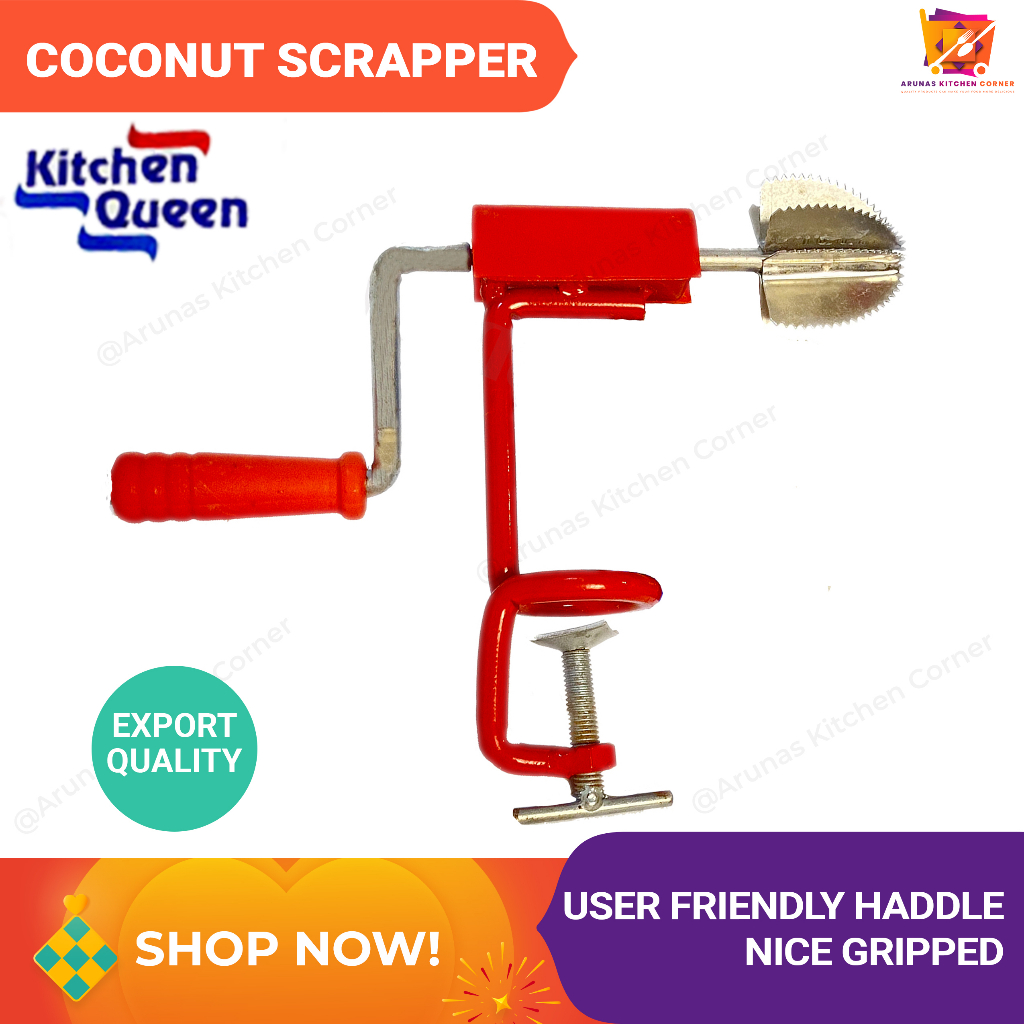 Kitchen Queen Coconut Scrapper - KE0001 | Shopee Malaysia