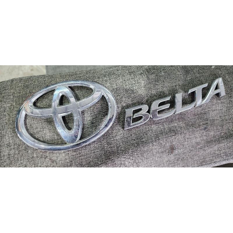 emblem toyota belta untuk bonet belakang toyota vios ncp93 | Shopee ...