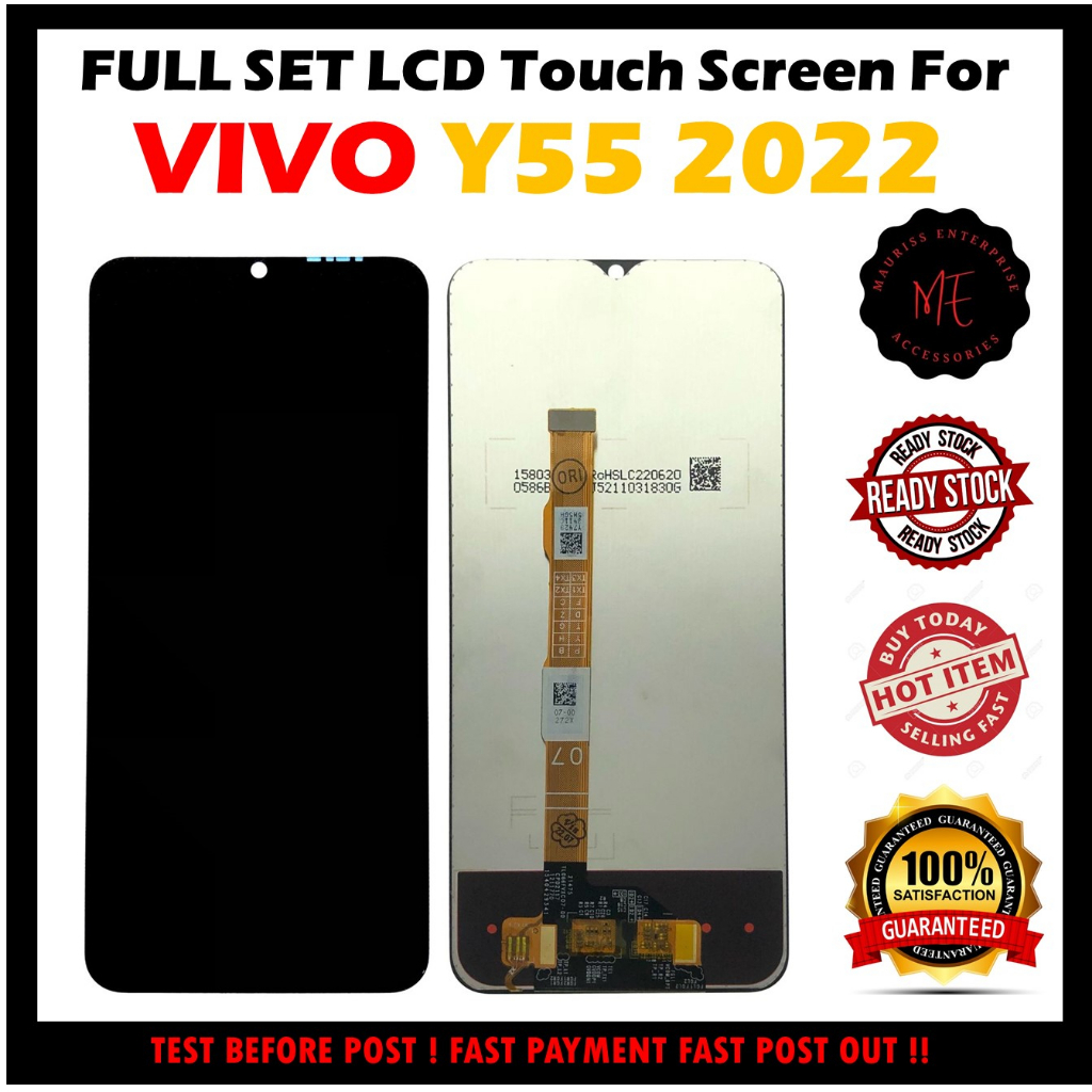 Full Set LCD Touch Screen For VIVO Y55 2022 (5G) / Y75 (5G) / Y76 (5G ...