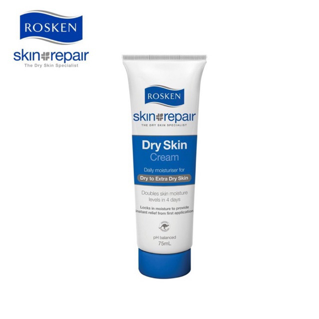 Rosken Skin Repair Dry Skin Cream 75ml/75ml x2 (Exp:1/2029) | Shopee ...
