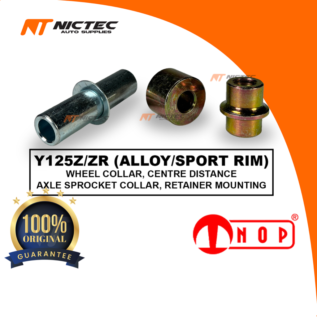 Y125Z Y125ZR WHEEL COLLAR RETAINER MOUNTING REAR HUB BEARING DISTANCE ...