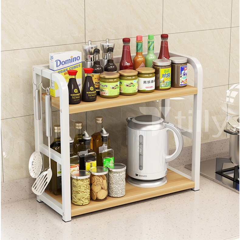 Kitchen Spice Rack Stainless Steel Kitchen Condiment Rack Seasoner Rack ...