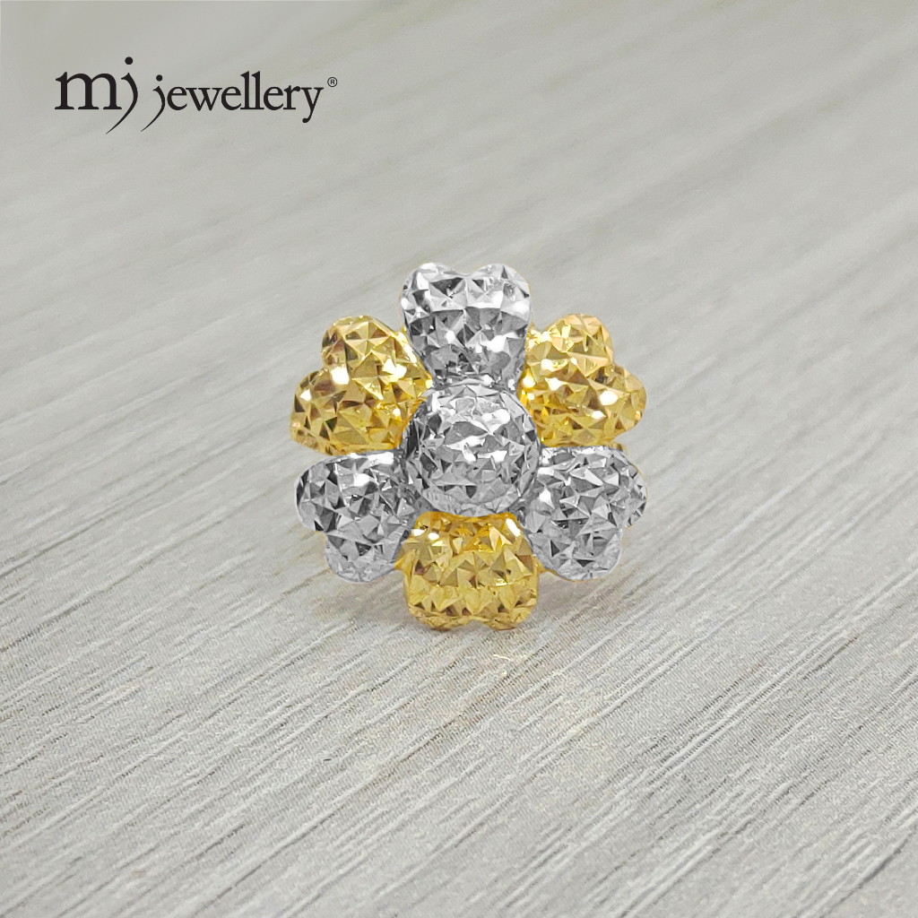 MJ Jewellery 375/9K Gold Fiore Ring C18 | Shopee Malaysia