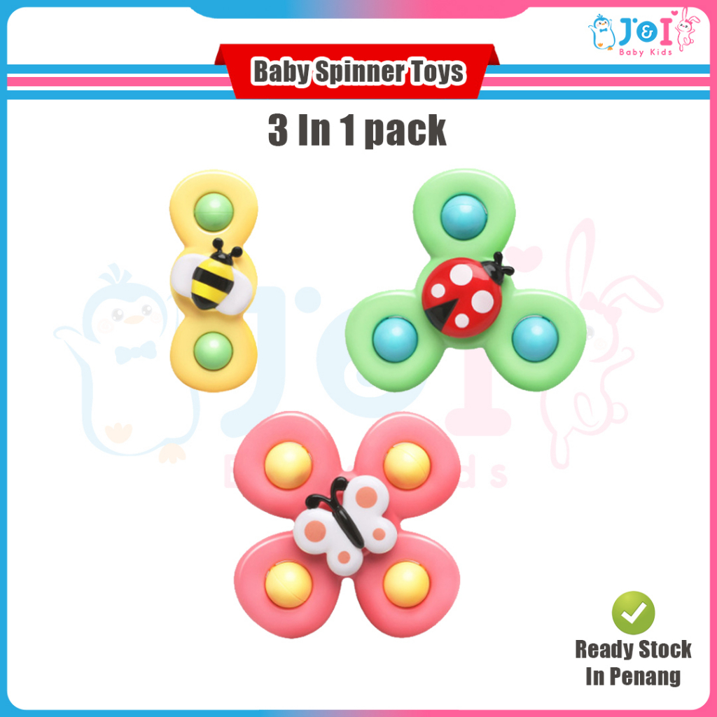 3 in 1 Baby Spinner Toys Kid's Fidget Kids Toys Baby Bath Toy Cute ...