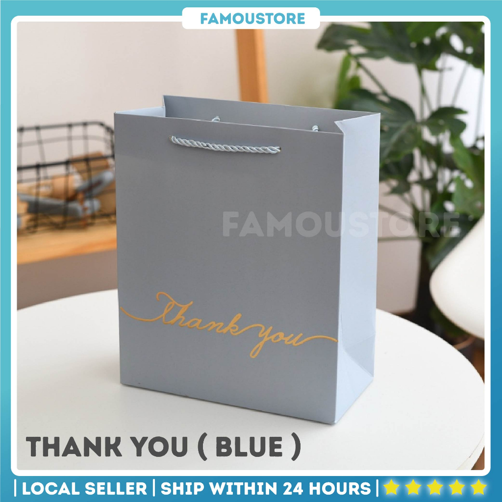 Thank You Paper Bag Murah Doorgift Bag Wedding Shopping Bag Gift Bag ...