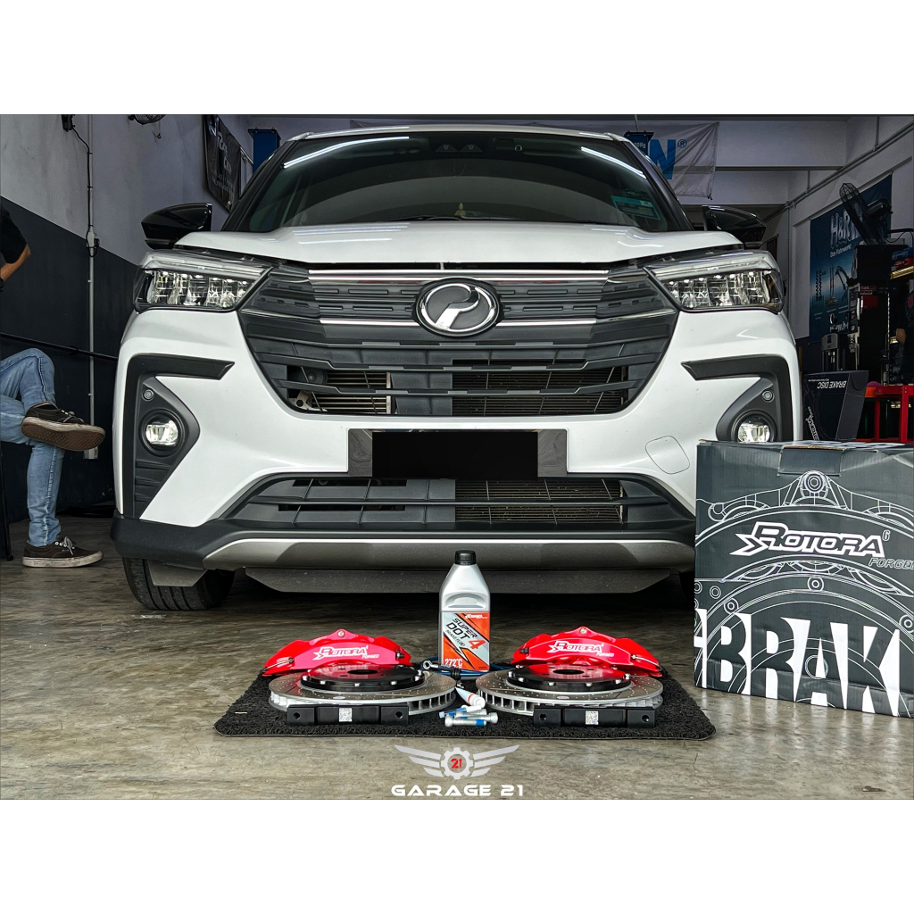 PERODUA ATIVA - ROTORA RF403 thinner version Brake Kit RIM16 ABOVE ...