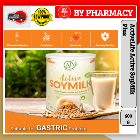 ActiveLife Active SoyMilk Plus 600g (for gastric and pregnant milk) | Shopee Malaysia