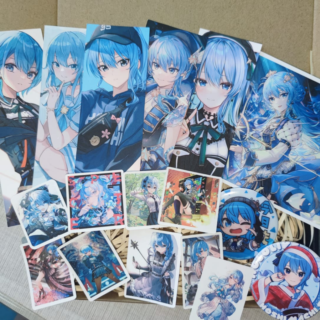 Hololive JP Hoshimachi Suisei value gift box /HOLOLIVE星街すいせい礼盒 | Shopee ...