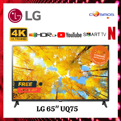 LG 65 inch UQ75 Series Smart UHD TV with AI ThinQ (65") 65UQ7550 ...