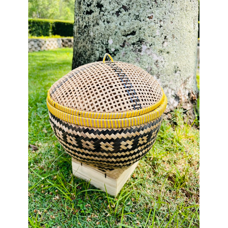 BALI STYLE BAMBOO RICE BASKET / BEKAS NASI BULUH / BAKUL NASI BALI ...