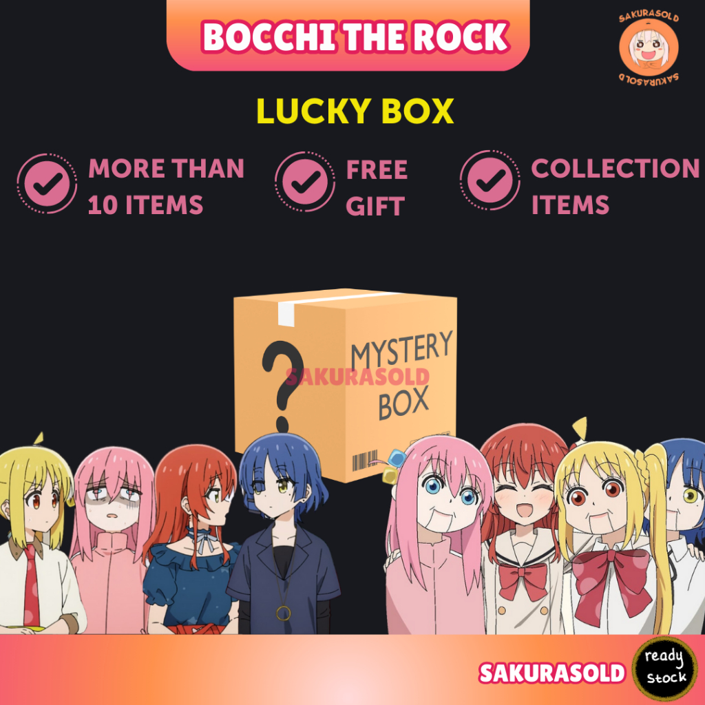 Bocchi The Rock Anime Gift Box Bocchi The Rock Gift Box Anime Mystery ...