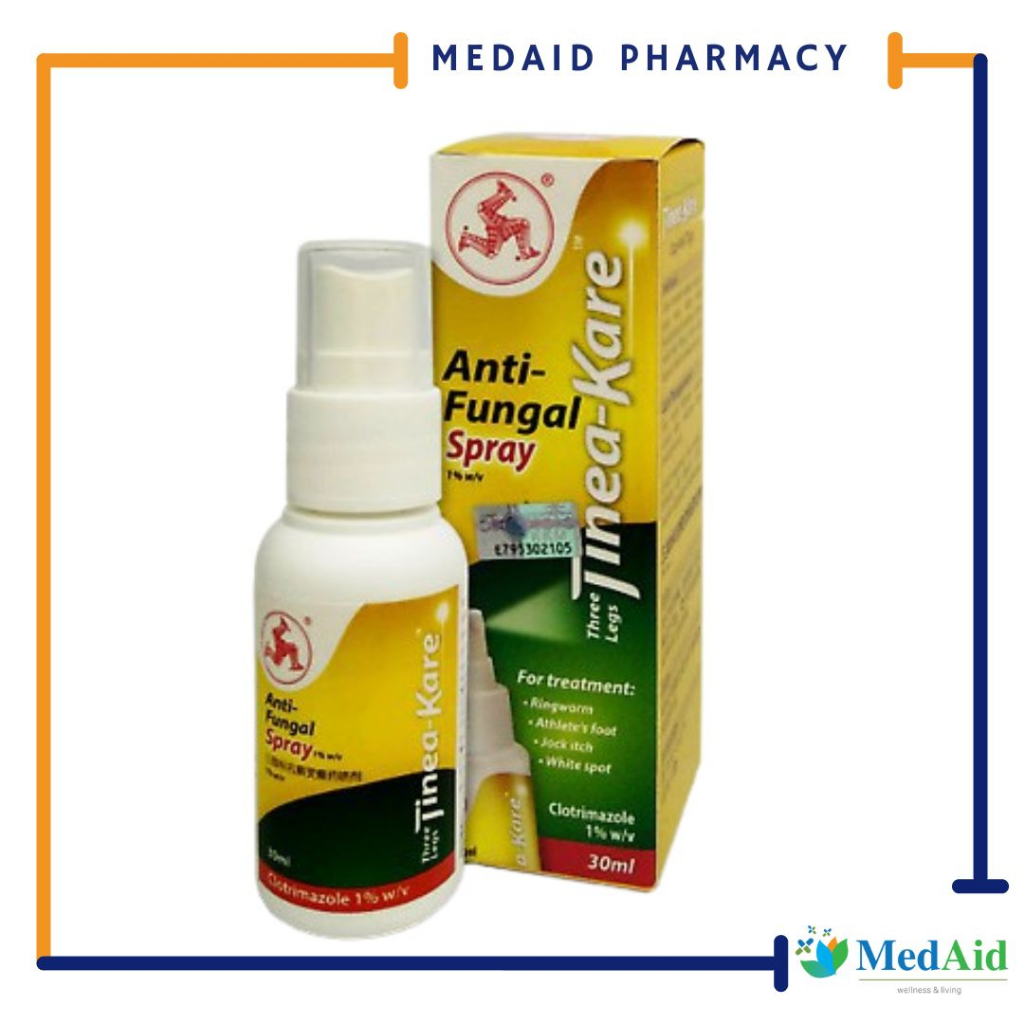 3 Legs Tinea-Kare Anti-Fungal Spray 30ml | Shopee Malaysia