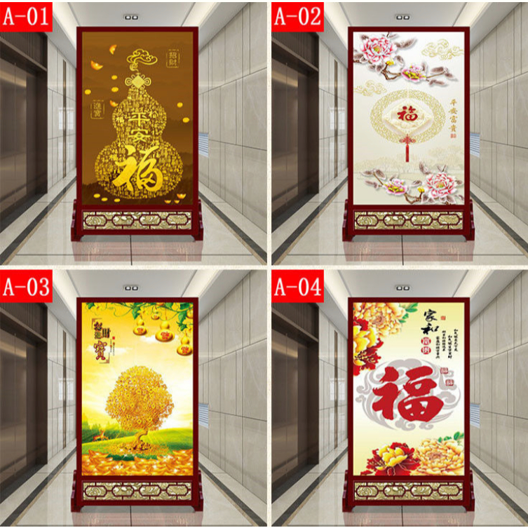 Divider partition living room folding screen mobile bedroom partition ...