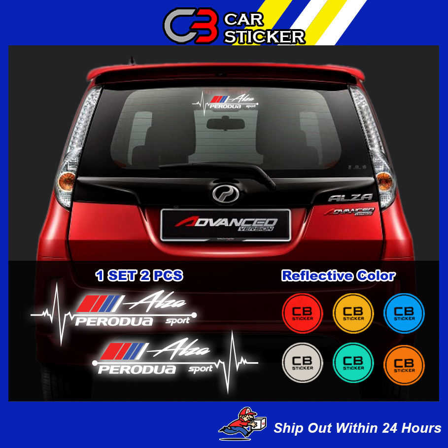 ALZA PERODUA SPORT CAR STICKER / W520 | Shopee Malaysia
