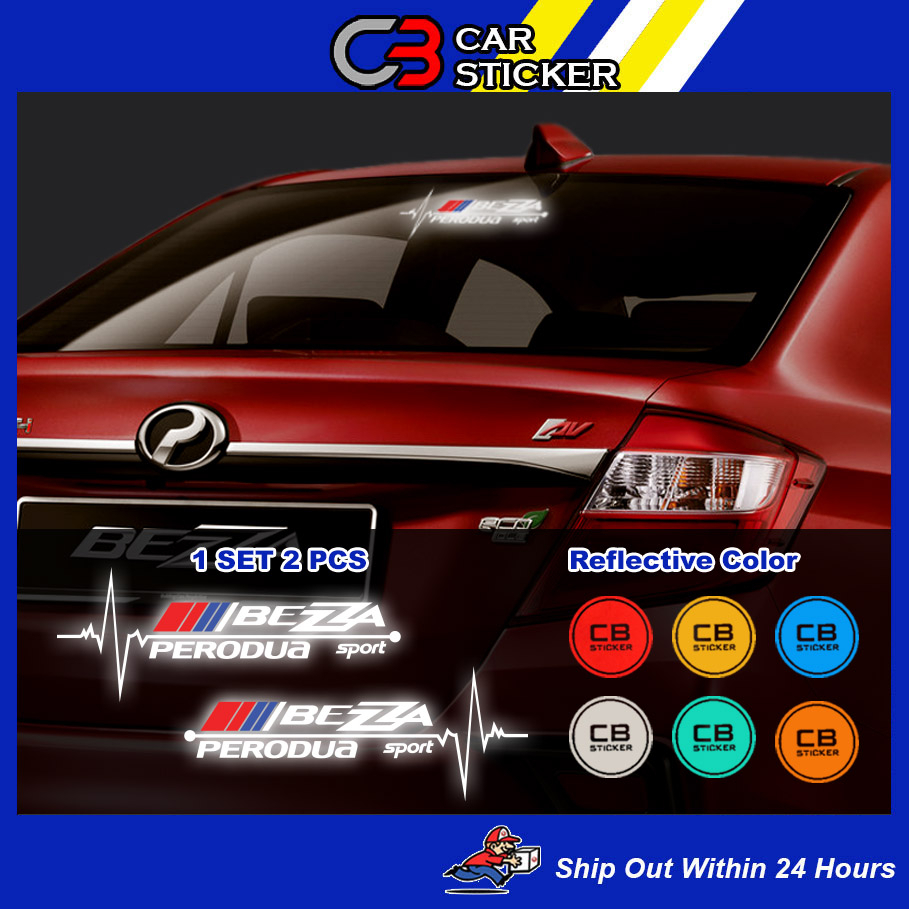 BEZZA PERODUA SPORT CAR STICKER / W525 | Shopee Malaysia