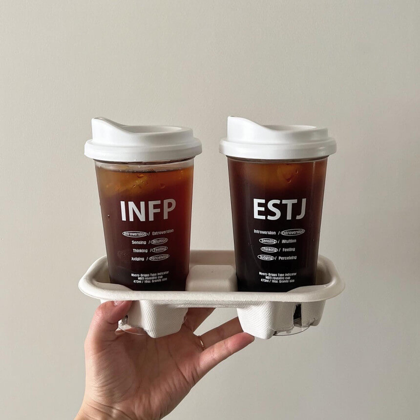 Pre-Order | Bracket Table MBTI Resuable Tumbler (473ml) | Shopee Malaysia