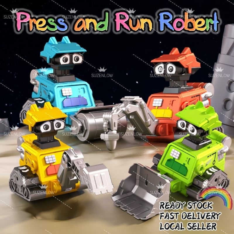 Robert Engineering Truck🚧👷‍♂️Forklift Road-Roller Excavator Pile-Driver ...