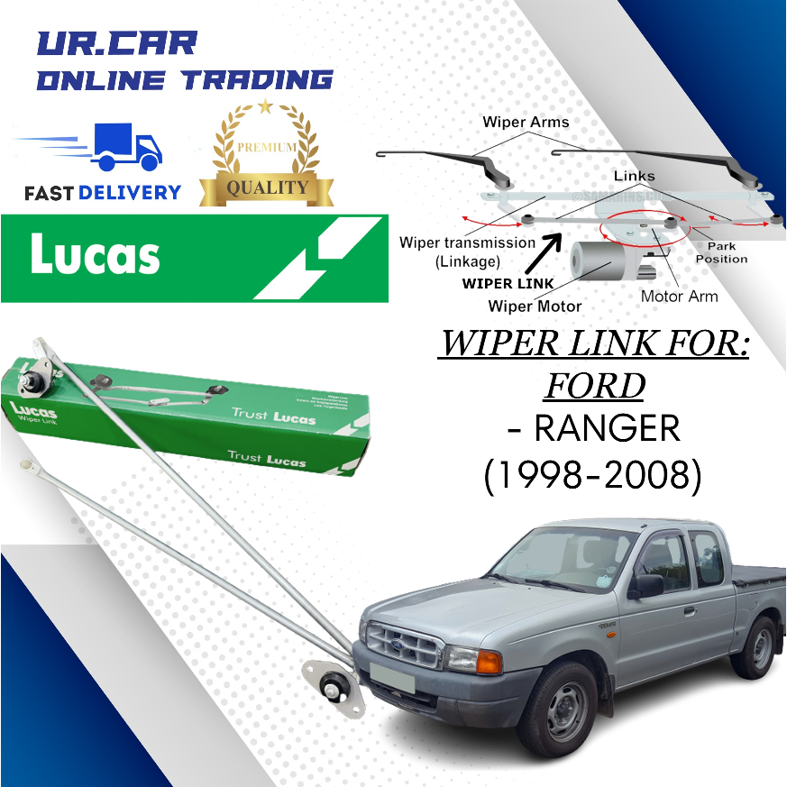 LUCAS WIPER LINK FORD RANGER (1998 - 2008) 100% ORIGINAL PREMIUM ...
