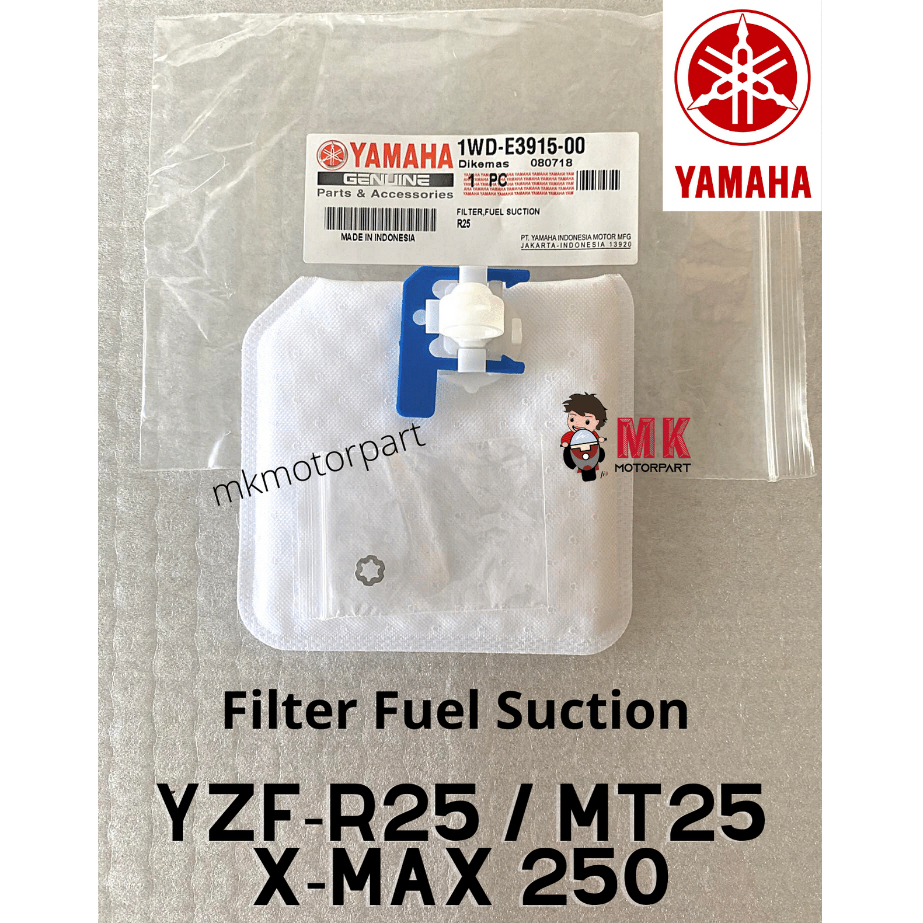 FILTER FUEL SUCTION Yamaha YZF R25 / MT 25 / XMAX 250 / X-MAX 250 / X MAX Petrol Pump Filter ...