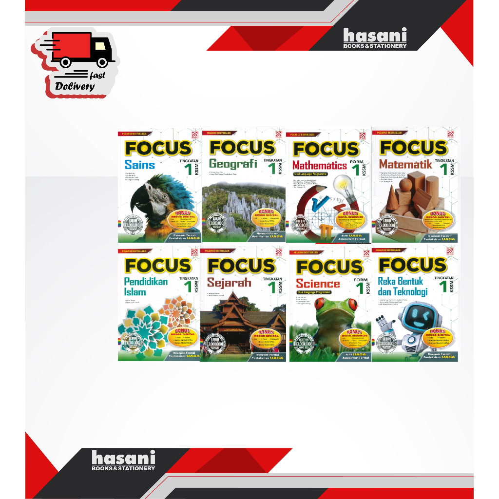 PELANGI FOCUS KSSM 2023 TINGKATAN 1 | Shopee Malaysia