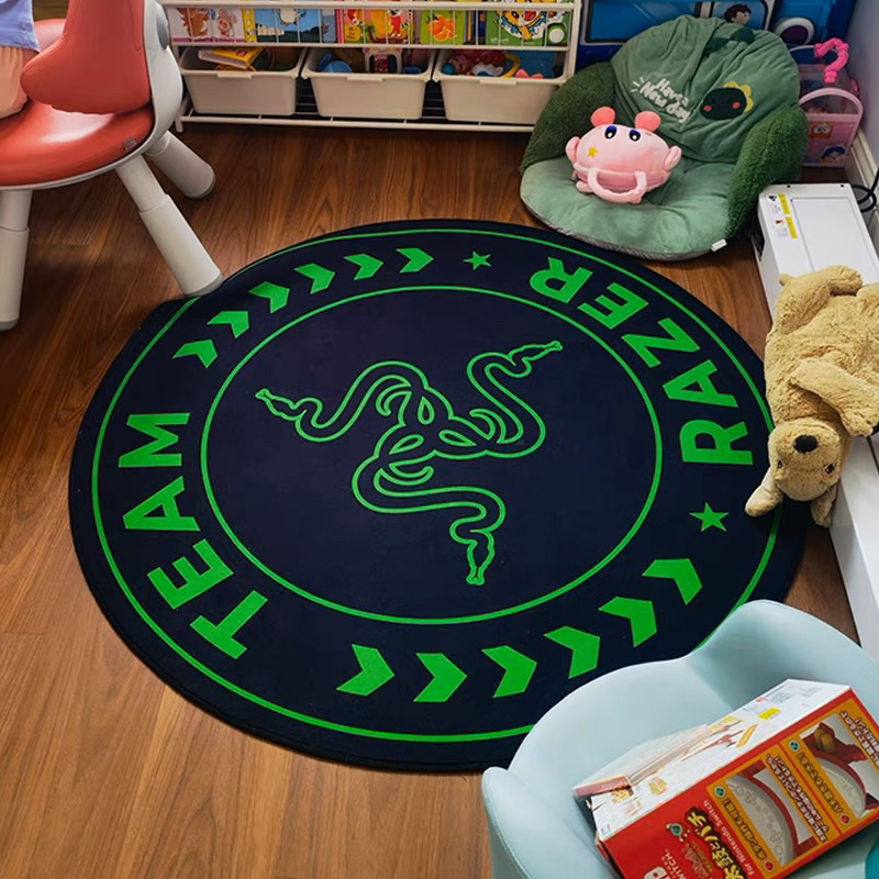 Karpet Velvet Team Razer Logo Design Hiasan Tempat Permainan Alas Kaki ...
