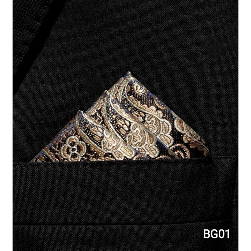 BG01- High Quality Men's Suit Coat Square Pocket Handkerchief 21cm X ...