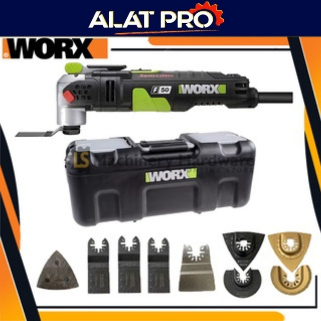 WORX WU681 450W Universal Hyperlock Oscillating Multi-tool - Waranti 1 Tahun | Shopee Malaysia