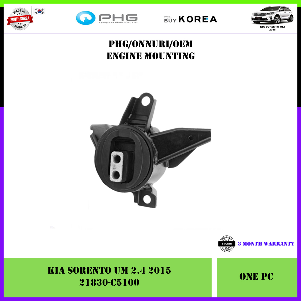 Kia Sorento UM 2.4 2015 Oem Engine Mounting (LH 21830-C5100/RH 21810 ...