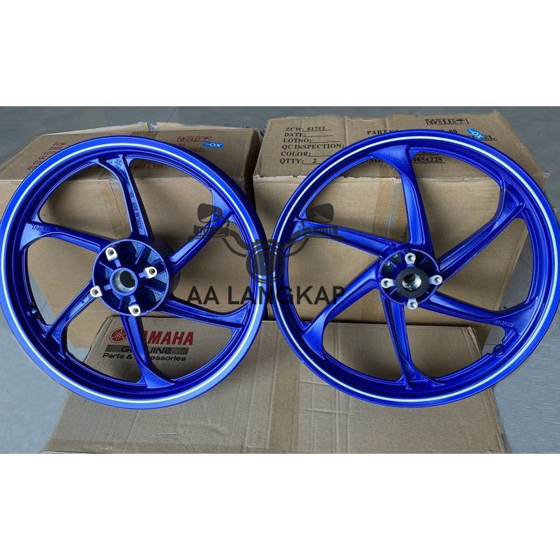 sport rim yamaha 125zr biru gp original hong leong yamaha | Shopee Malaysia