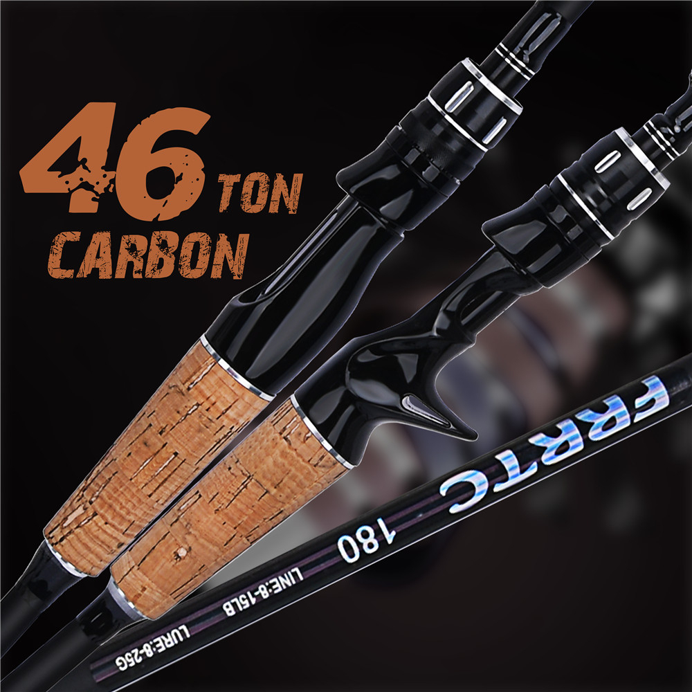 FRRTC Fishing Rod Casting Rod ML Rod 1.65M 1.80M Spinning Baitcasting ...